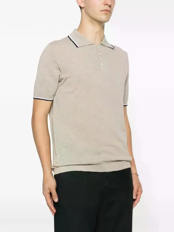 JEORDIE'S Tipping-detail Polo Shirt