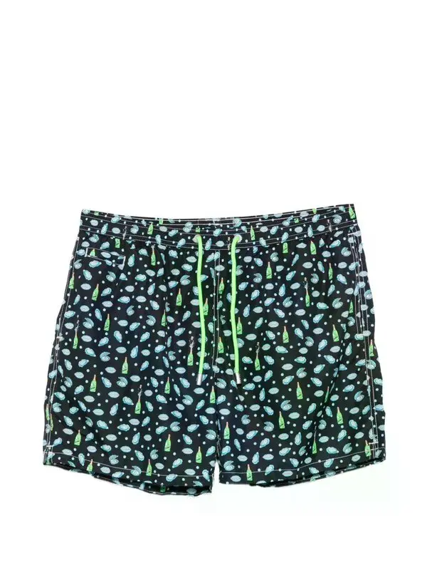 MC2 SAINT BARTH Graphic-print Swim Shorts
