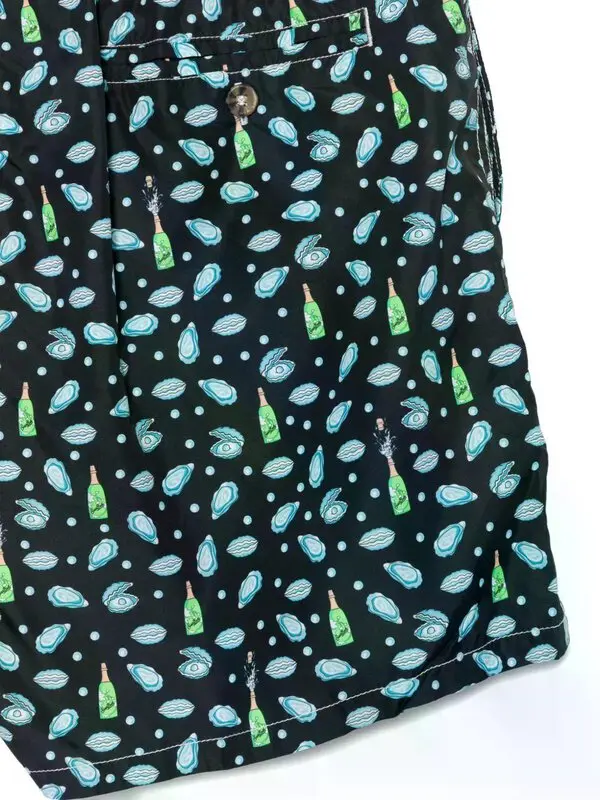 MC2 SAINT BARTH Graphic-print Swim Shorts