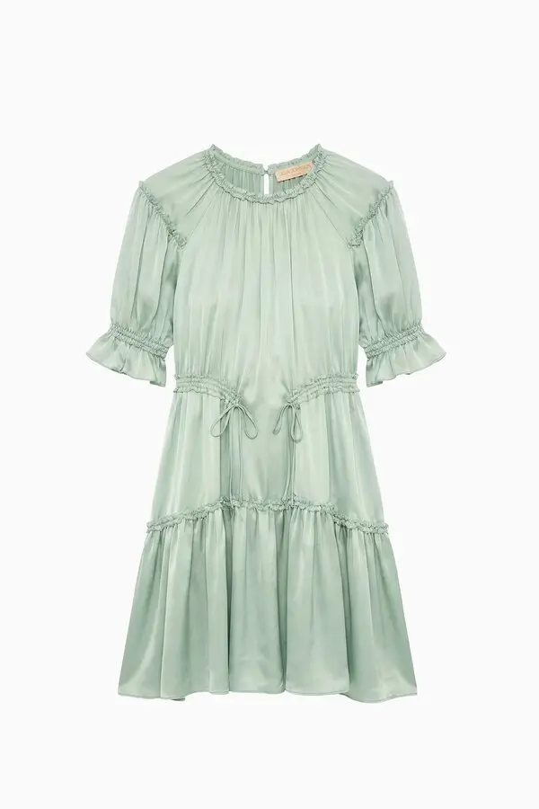 Ulla Johnson Juliette Mini Dress - Celadon
