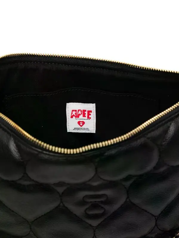 AAPE BY *A BATHING APE Heart-quilted Shoulder Bag