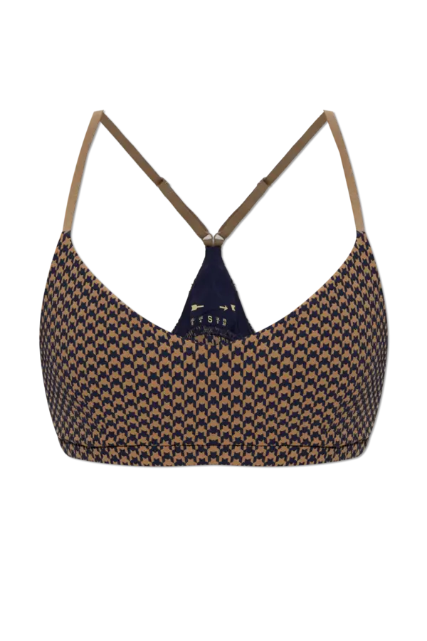 The Upside Bra `houndstooth