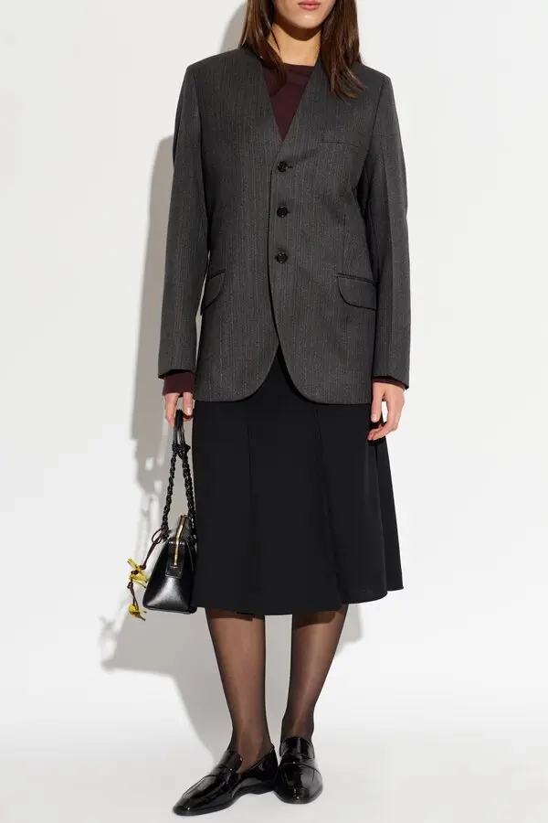 JIL SANDER Herringbone Pattern Blazer