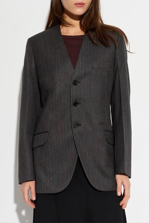 JIL SANDER Herringbone Pattern Blazer