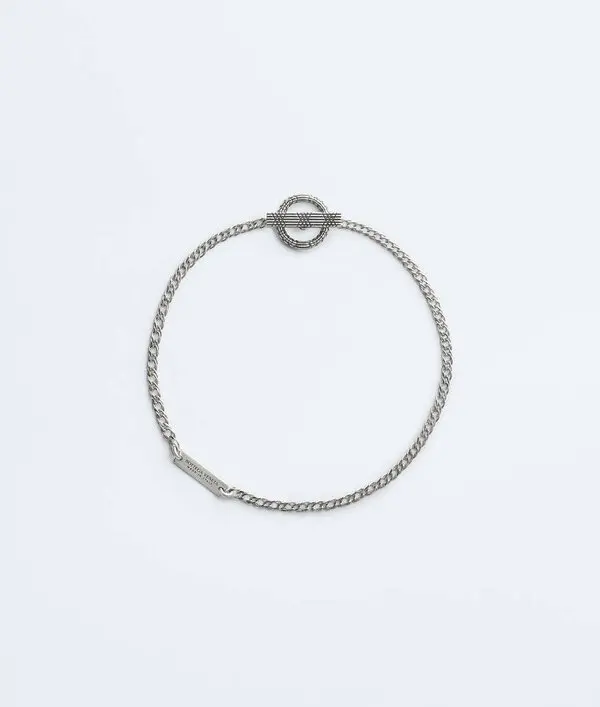 Bottega Veneta Veneta Chain Bracelet In Sterling - Silver