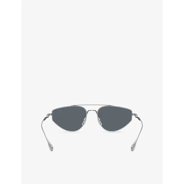 Oliver Spencer Jil Sander Edition Oval-frame Titanium Sunglasses