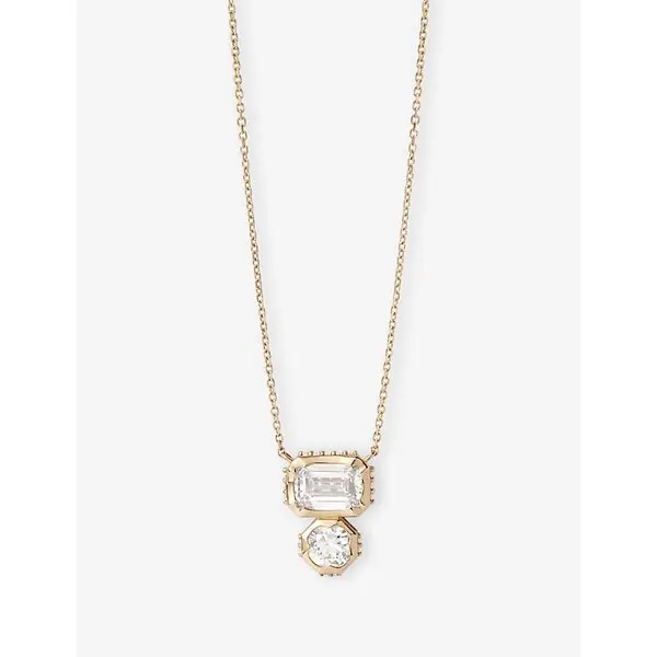 Astley Clarke 14ct Gold And Lab-grown Diamond Pendant Necklace - Yellow Gold
