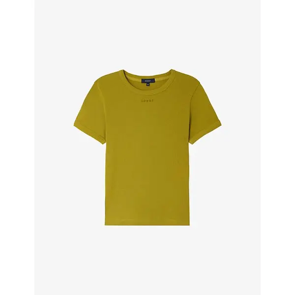 Soeur Cotton T-shirt With Embroidered Branding