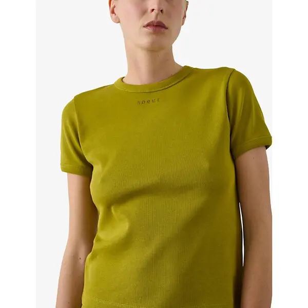 Soeur Cotton T-shirt With Embroidered Branding