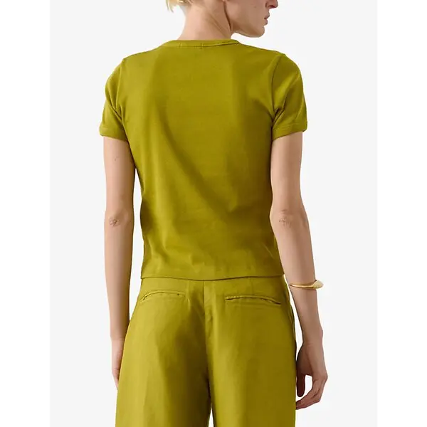Soeur Cotton T-shirt With Embroidered Branding