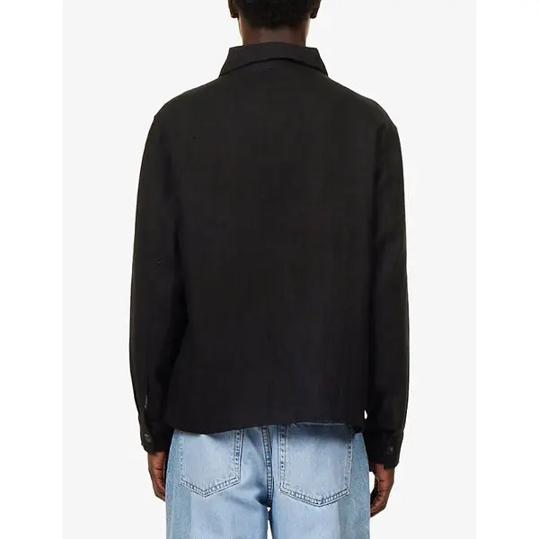 KARTIK RESEARCH Embellished Zip-up Linen Jacket