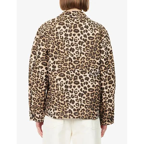 ANINE BING Flynn Print Woven Jacket