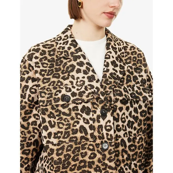 ANINE BING Flynn Print Woven Jacket