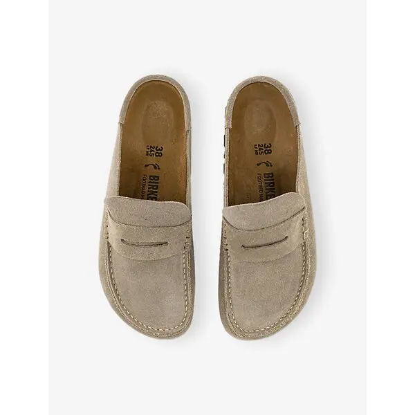 BIRKENSTOCK Naples Wrapped Suede Clogs