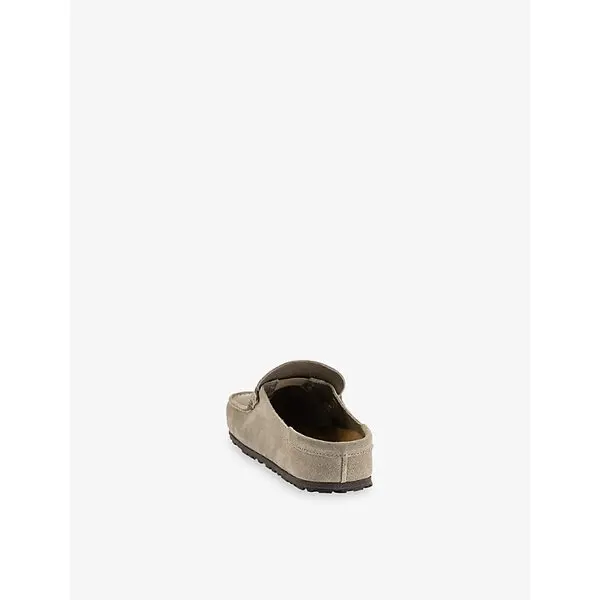 BIRKENSTOCK Naples Wrapped Suede Clogs