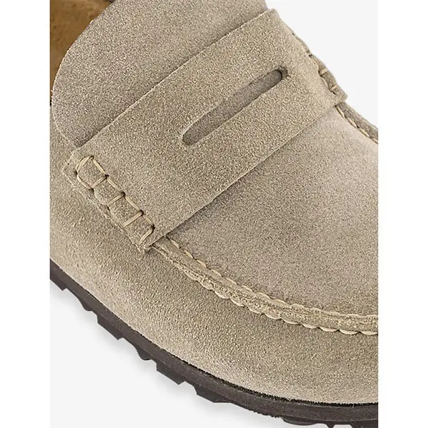 BIRKENSTOCK Naples Wrapped Suede Clogs