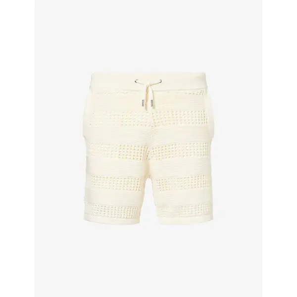 RAITH Crochet Cotton Shorts - Ecru