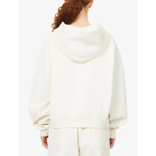 Sporty & Rich Vendome Zip Cotton-jersey Hoody