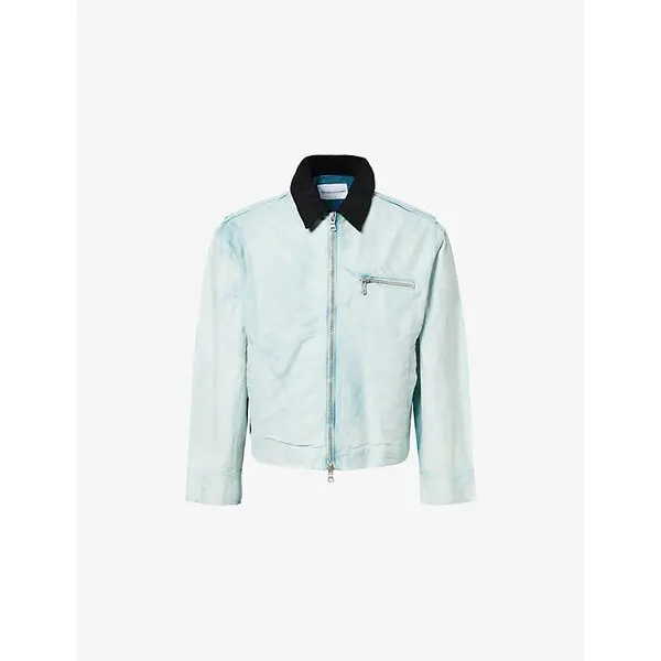MKI MIYUKI ZOKU Sunfaded Corduroy Collar Cotton Jacket