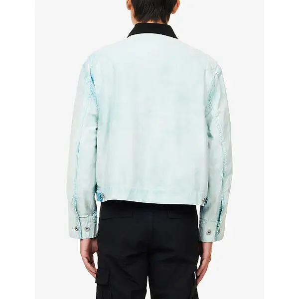 MKI MIYUKI ZOKU Sunfaded Corduroy Collar Cotton Jacket