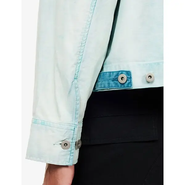MKI MIYUKI ZOKU Sunfaded Corduroy Collar Cotton Jacket