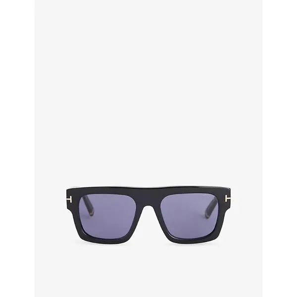 TOM FORD Square-frame Acetate Sunglasses - Shiny Black