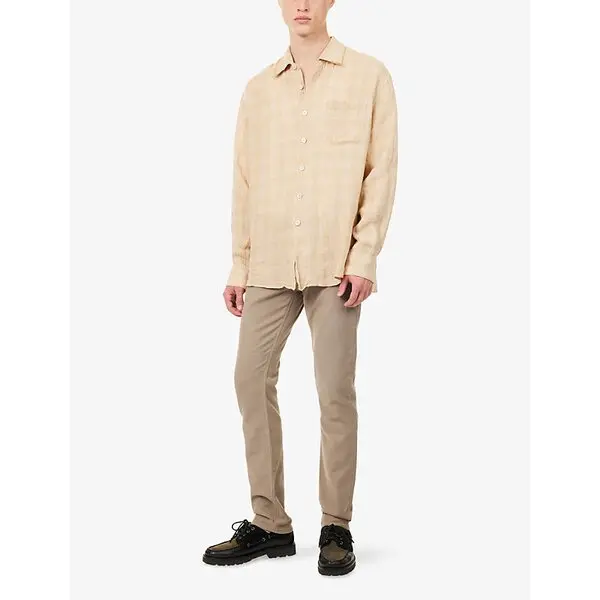 7 For All Mankind Slimmy Tapered-leg Stretch-denim Jeans