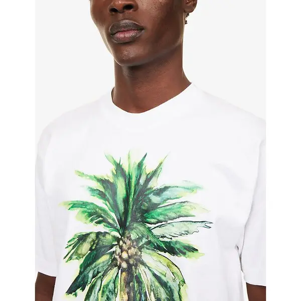 Obey Palm Graphic-print Cotton T-shirt