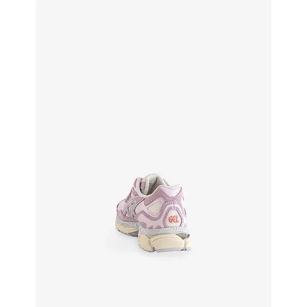 Asics Gel-nyc Mesh And Suede Low-top Trainers - Cream Rose Water