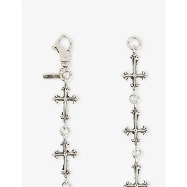 Emanuele Bicocchi Sterling Rose Multi-cross Bracelet