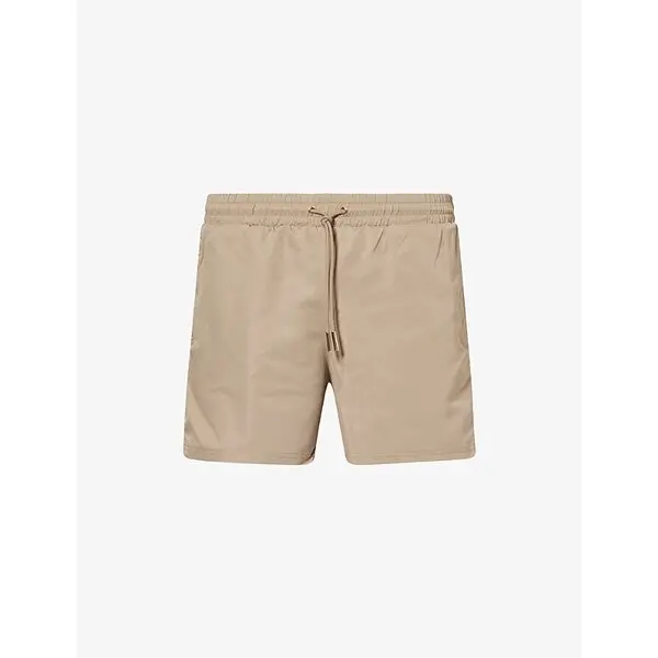 THE COUTURE CLUB Water Reactive Emblem Swim Shorts - Mushroom