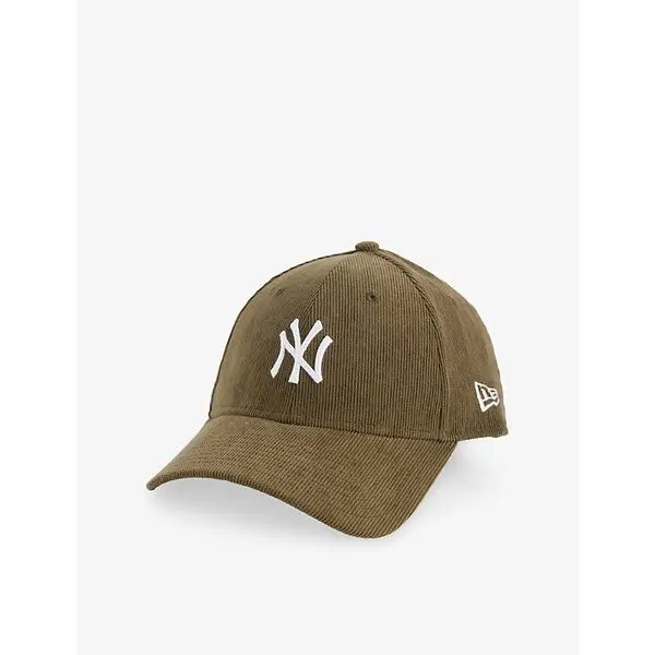 New Era 9forty New York Yankees Cord Cotton Cap - Olive