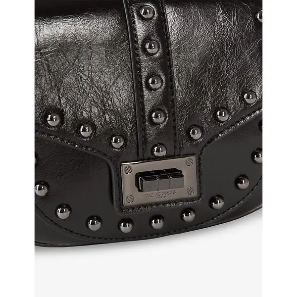 The Kooples Emily Stud-embellished Leather Shoulder Bag