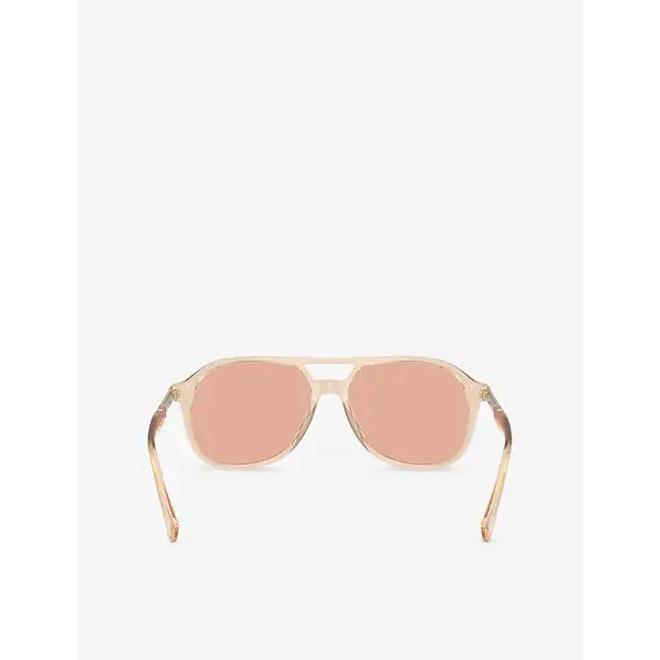 Brunello Cucinelli Pilot-frame Acetate Sunglasses