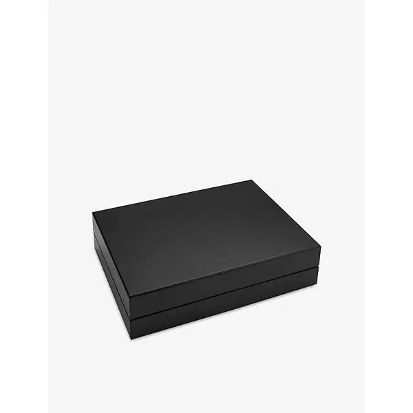 ARTHUR PRICE Empty Wooden Cutlery Cabinet - Black