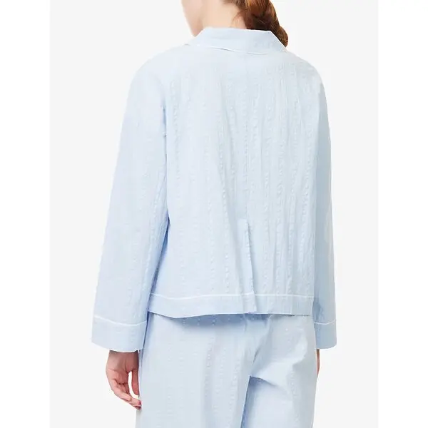 Lounge Textured Cotton Pyjama Shirt