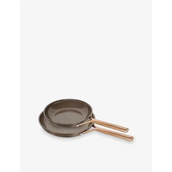 ZWILLING Milano Two-piece Aluminium Frying Pan Set - Brown