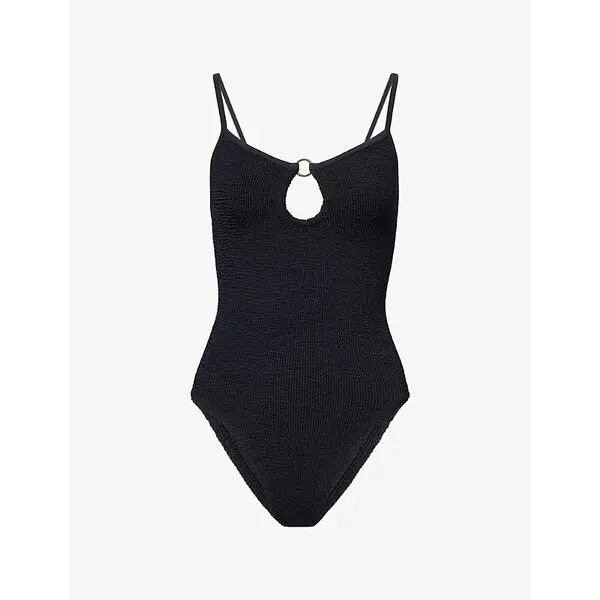 Hunza G Toni Scoop Neck Swimsuit - Black