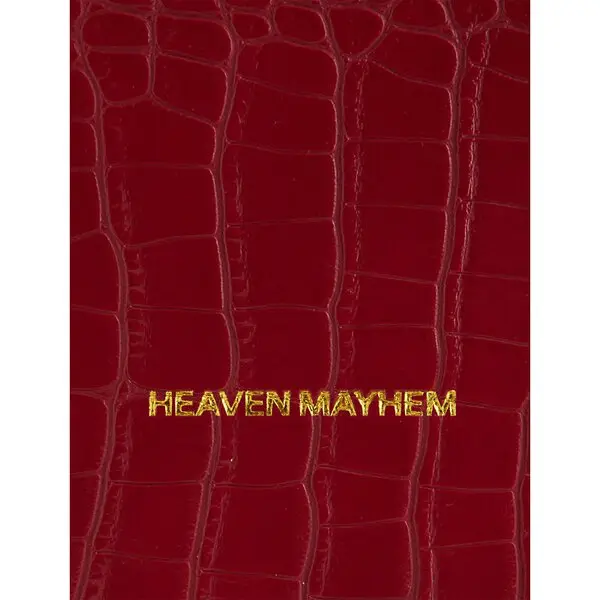 HEAVEN MAYHEM Air 13 Croc-embossed Vegan-leather Laptop Case