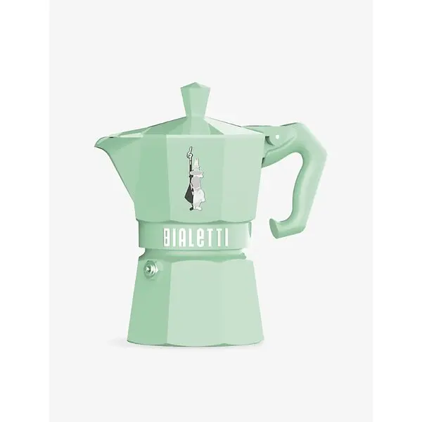 BIALETTI Moka Express Exclusive Three-cup Aluminium Coffee Maker - Green