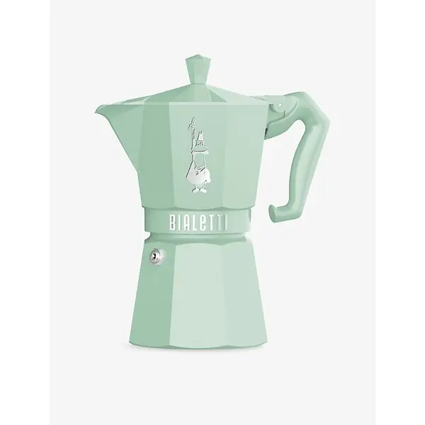 BIALETTI Moka Express Exclusive Three-cup Aluminium Coffee Maker - Green