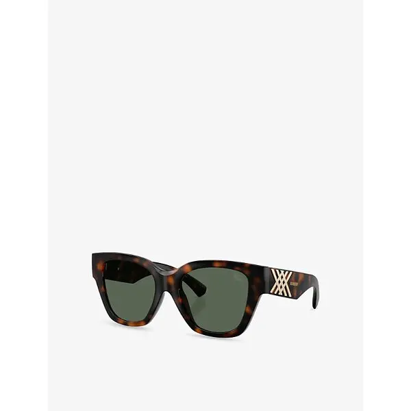 Burberry Square Frame Acetate Sunglasses - Brown