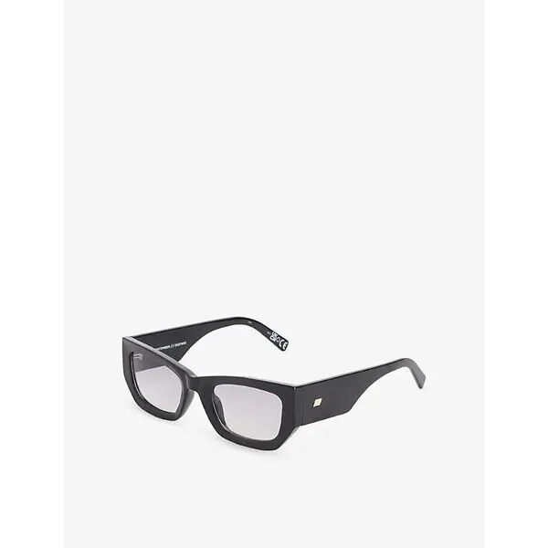 Le Specs D-frame Acetate Sunglasses - Black