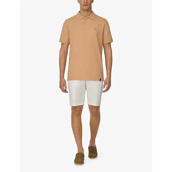 Boggi Milano Straight-leg Regular-fit Stretch-cotton Bermuda Shorts