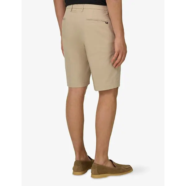 Boggi Milano Straight-leg Regular-fit Stretch-cotton Bermuda Shorts