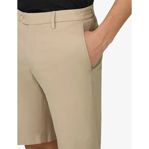 Boggi Milano Straight-leg Regular-fit Stretch-cotton Bermuda Shorts