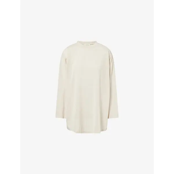 ATELIER NINETY FIVE Relaxed-fit Long-sleeve Jersey Top