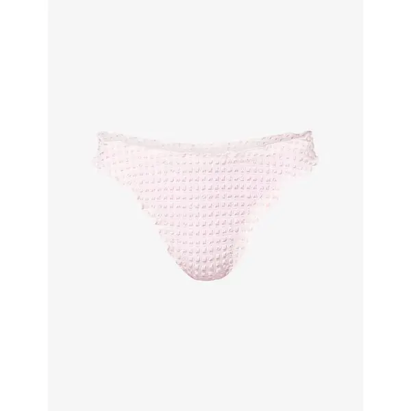 Simkhai Maellie Ruched Bikini Bottoms - Daisy Multi