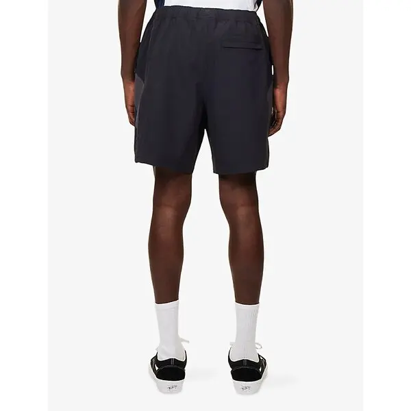 Obey Contrast-stripe Woven Shorts
