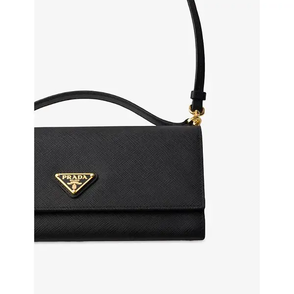 Prada Saffiano Iphone 17 Pro Leather Phone Case